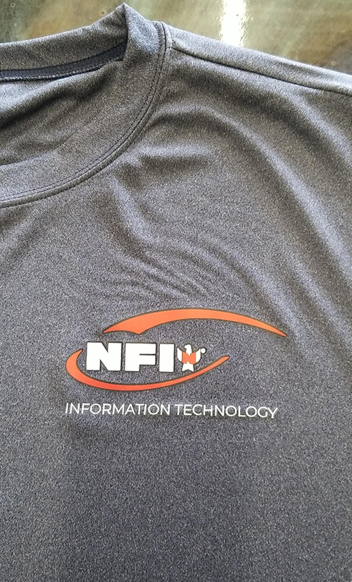 Custom printed text under logo – NFI TSM Shop