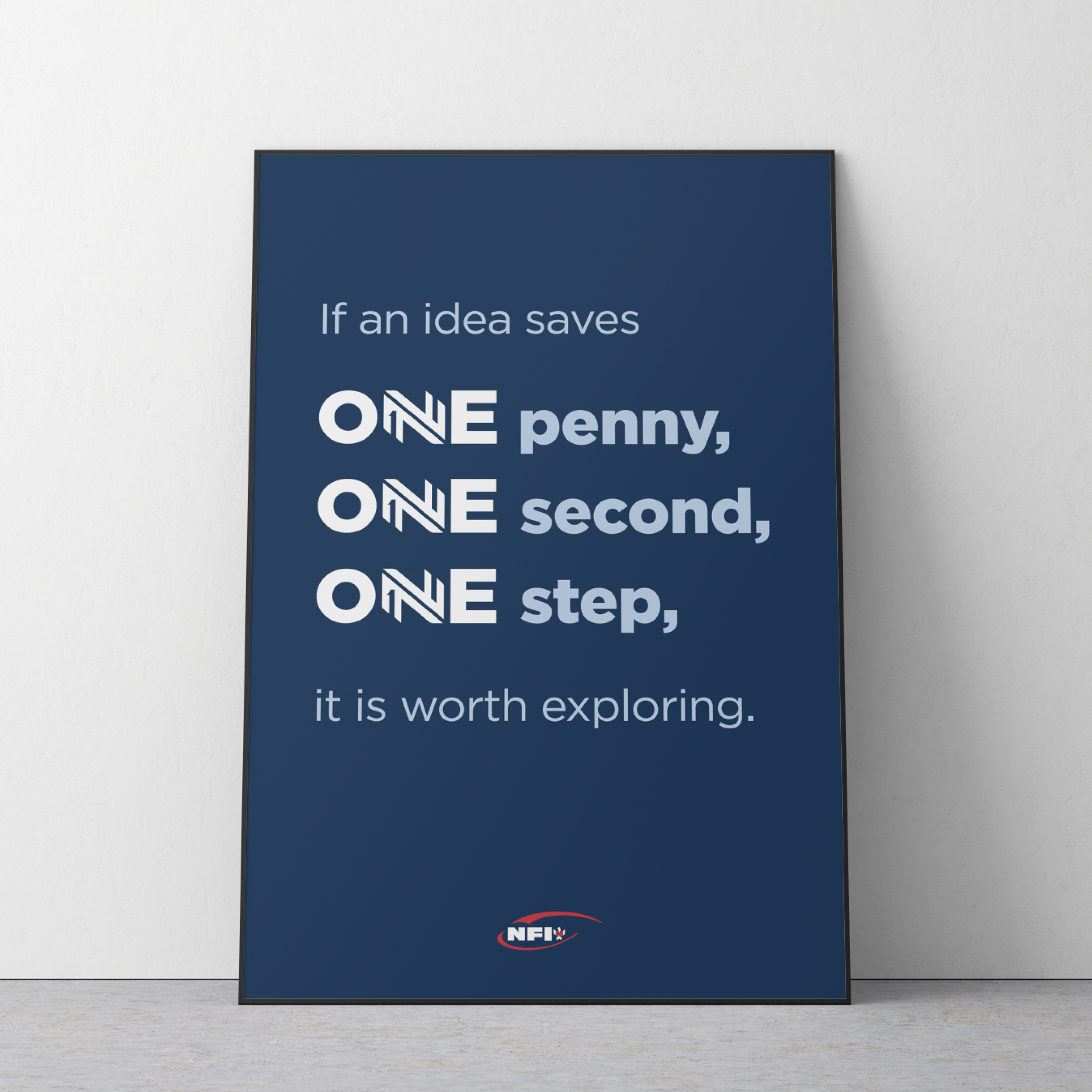 ONE Program Poster – NFI TSM Shop